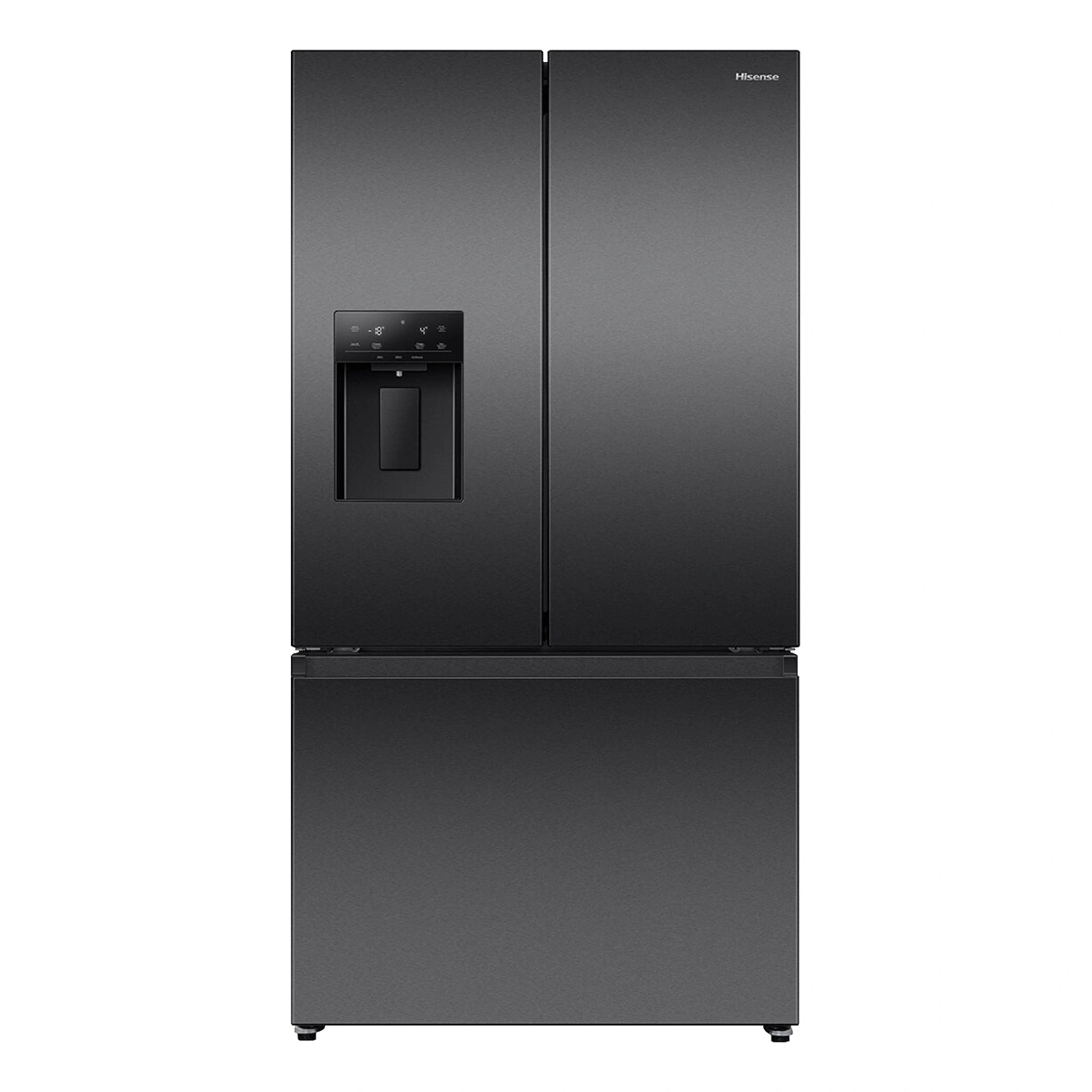 Hisense 634L Dark Steel PureFlat French Door Fridge HRFD634BW